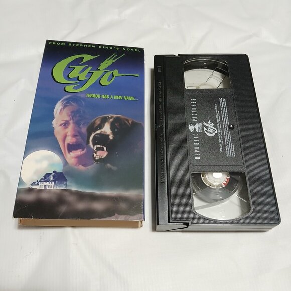 Republic Pictures | Accents | Cujo Stephen King Vhs Tape 994 Republic ...